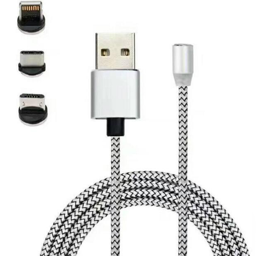USB cable X-Cable 3in1 Magnetic, Lightning/MicroUSB/Type-C черный ...