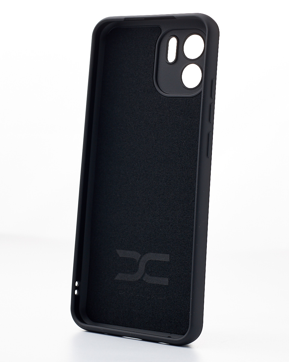 Силиконовый чехол SOFT Silicone Case для Samsung A04 (ТРИЗУБ) черный ...