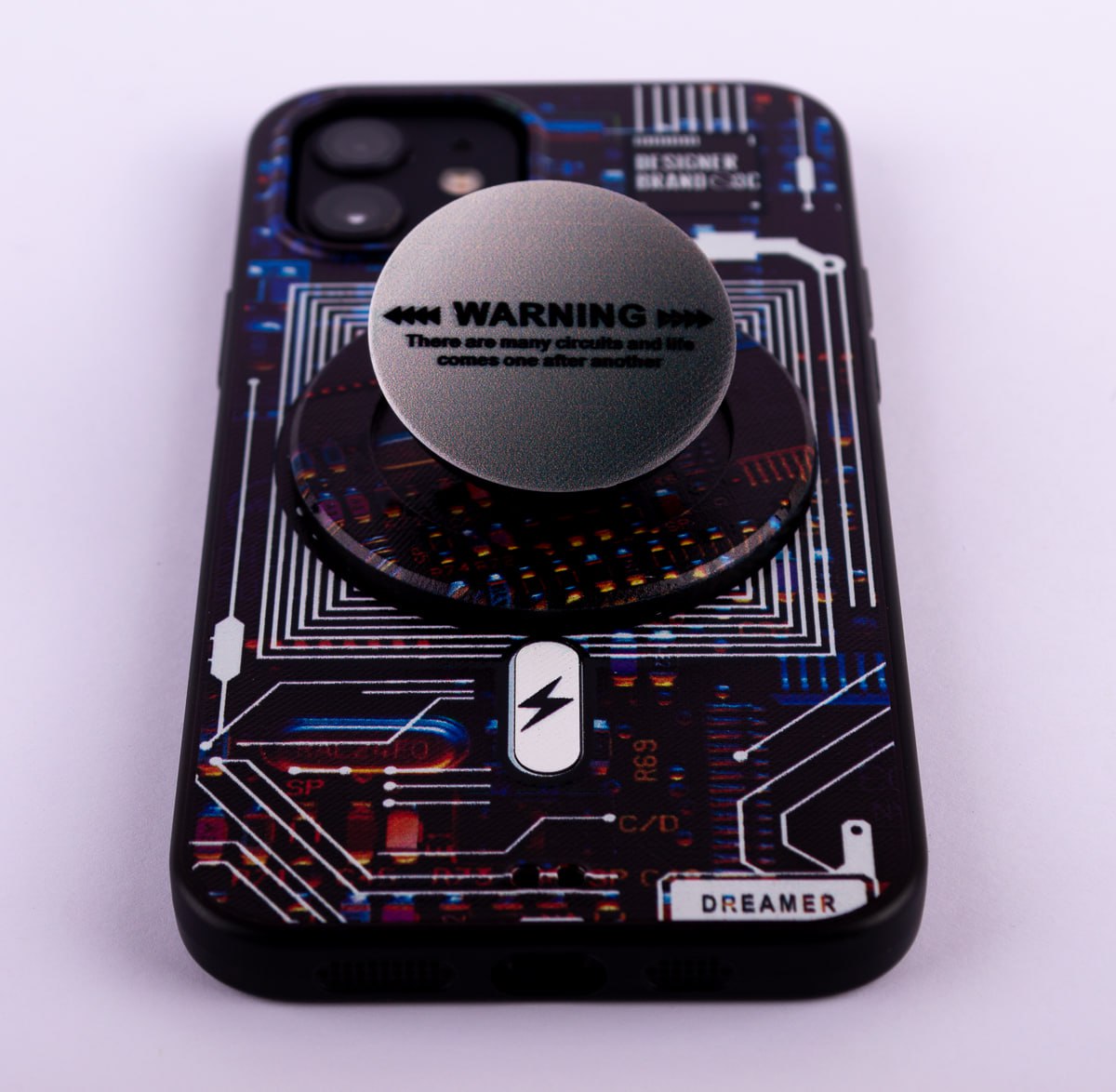 Силиконовый чехол MagSafe Boter "3D" + magsafe PopSocket для iPhone 14 ...