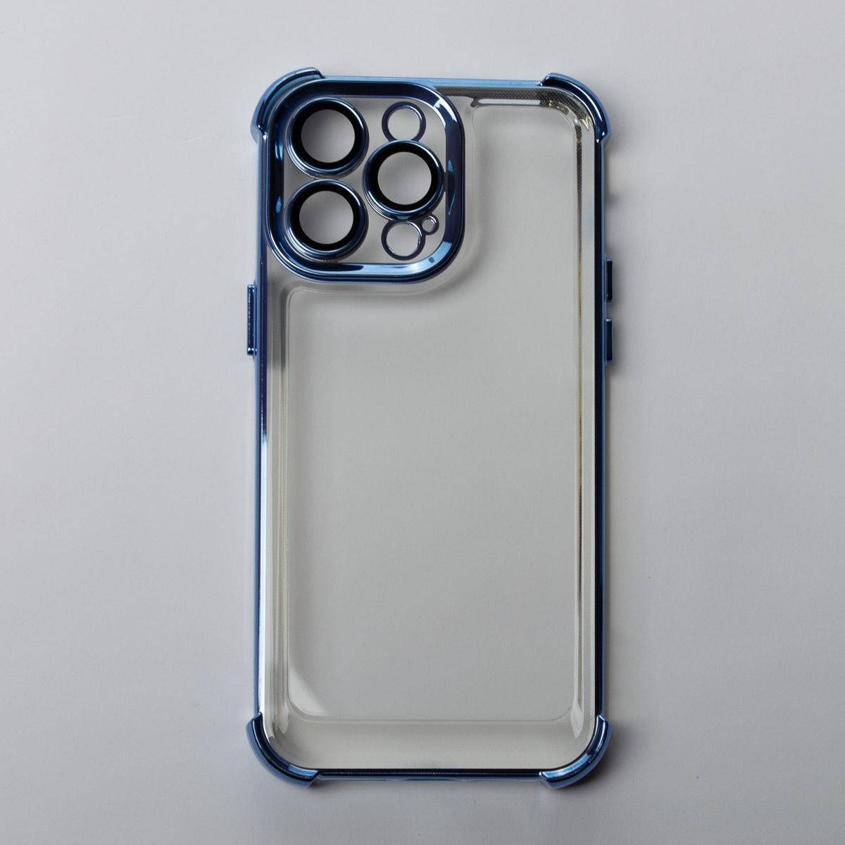 Пластиковый чехол FRAME CORNER для iPhone 13 Pro Max синий. Аксессуары ...